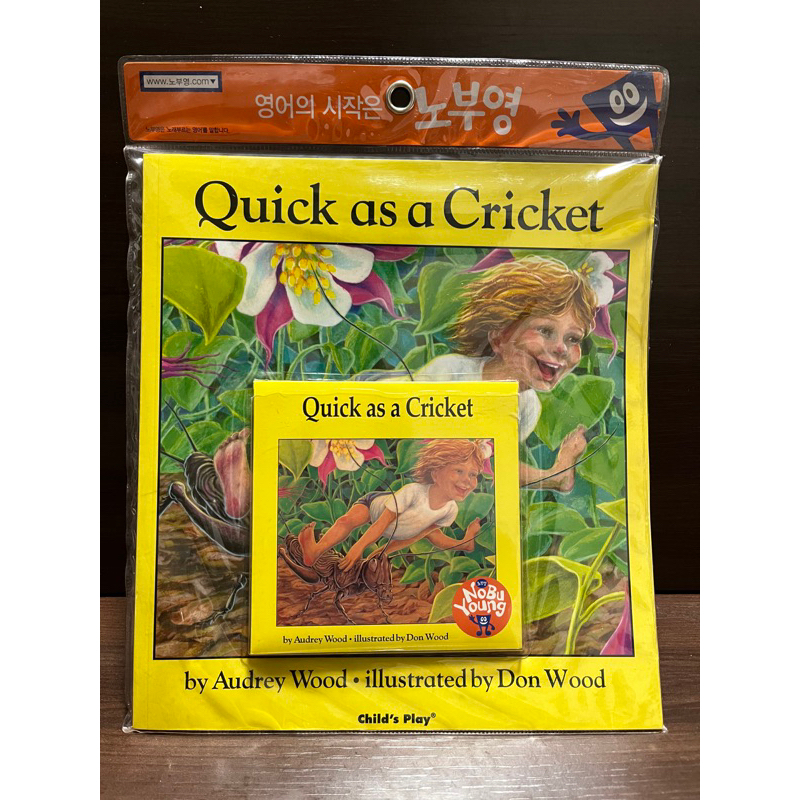 二手英文書含CD Quick as a Cricket | 蝦皮購物