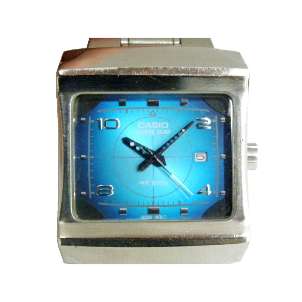 [專業] 潮錶 [CASIO MRP-101] 卡西歐 石英時尚錶[藍底+日期]中性/潮/軍錶 | 蝦皮購物