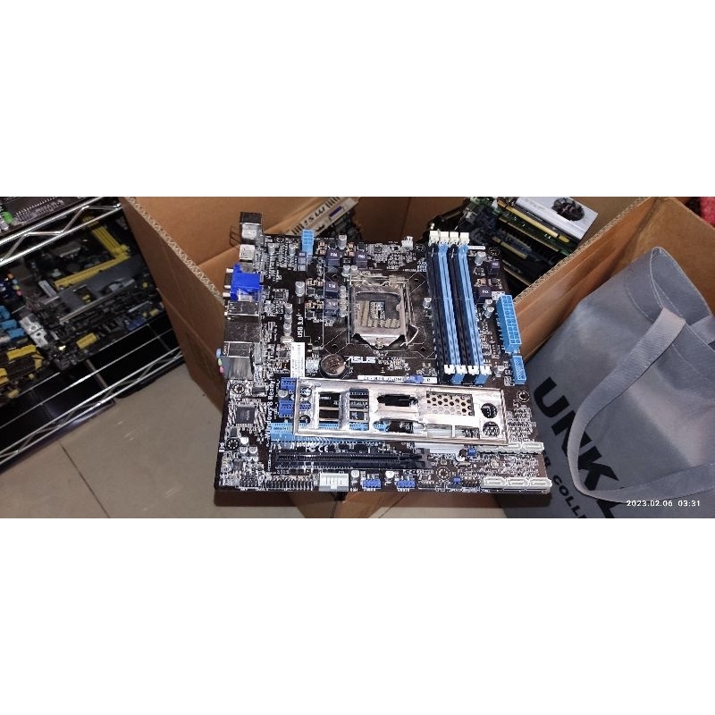 公司庫存清出漂亮 Q87M-PLUS/BM6AE/DP_MB 華碩 1150 Q87 主機板 | 蝦皮購物