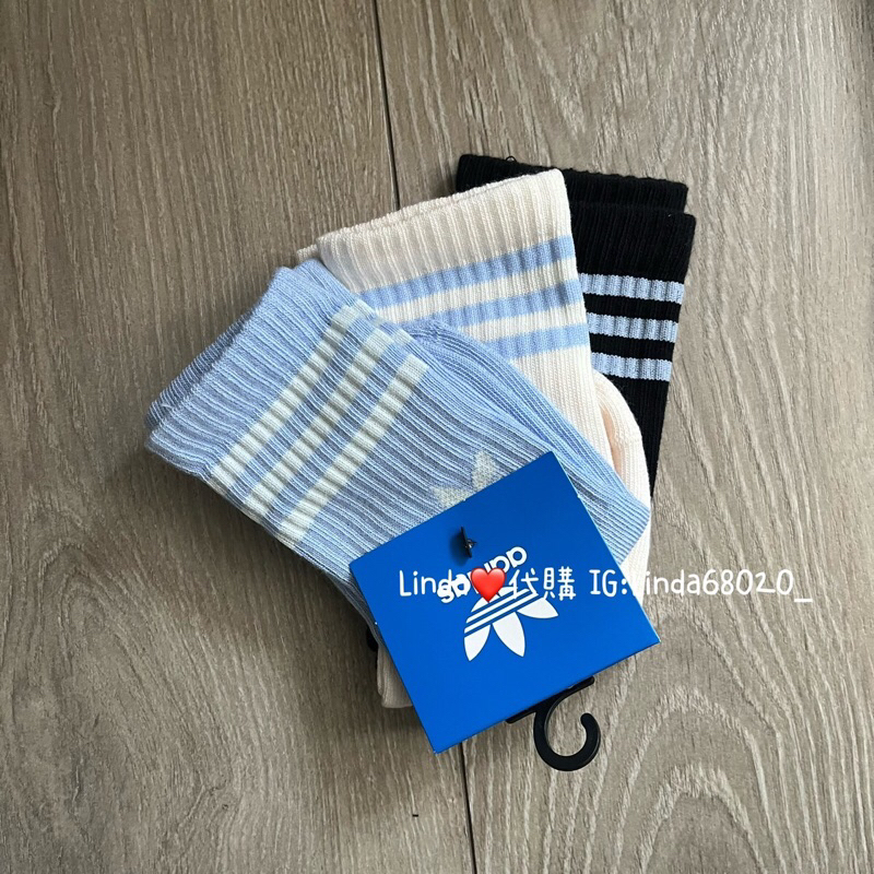 Linda ️代購 現貨 Adidas 小童 中童 童襪 兒童 襪子 長襪 H32442 HC9592 iB9229 | 蝦皮購物