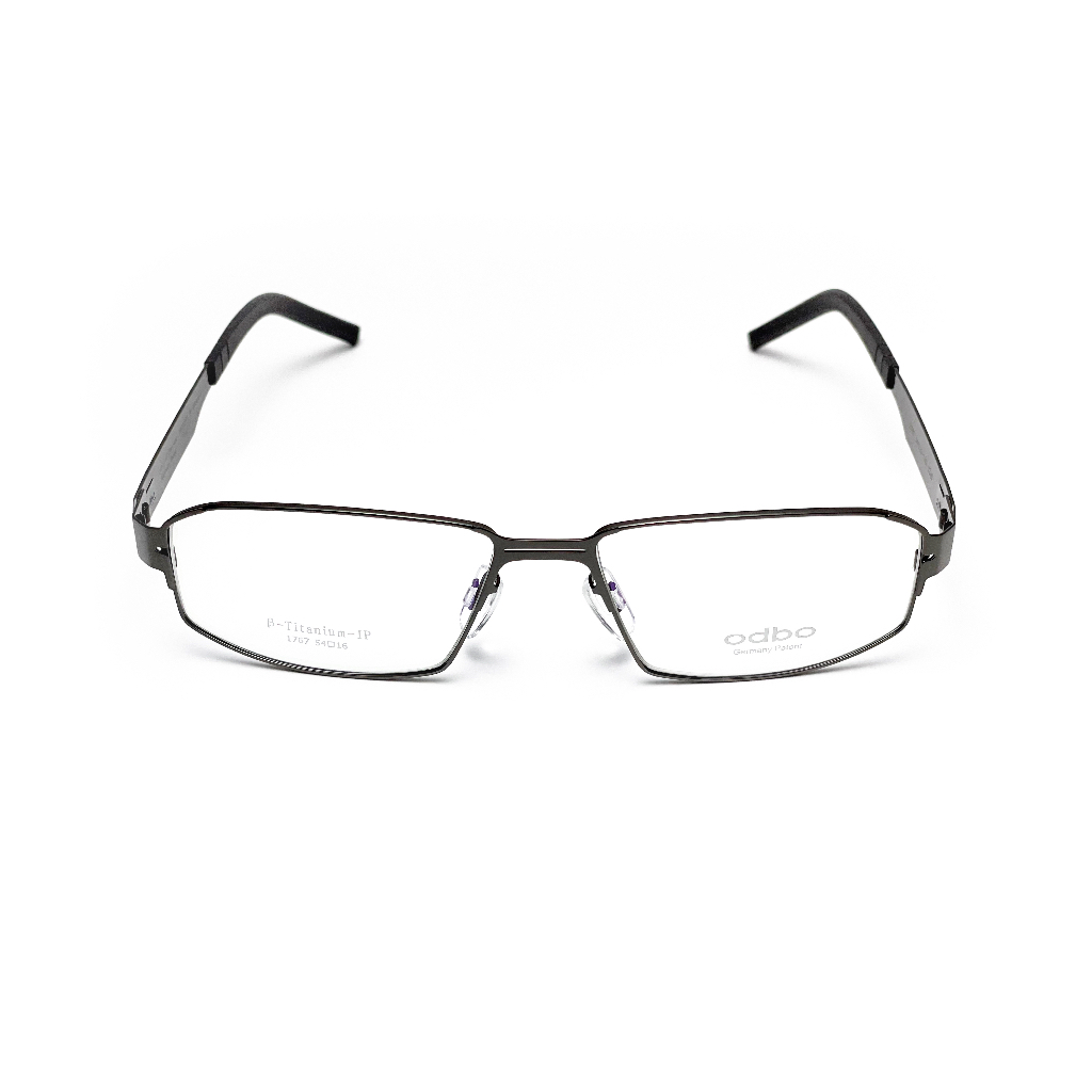 【全新特價】odbo 鈦金屬光學眼鏡鏡框 1767 C2AD 亮槍色 輕量化無螺絲設計 | 蝦皮購物