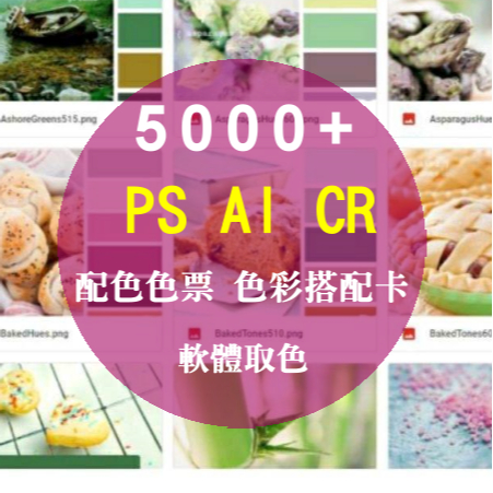 PS、AI 5000多張配色色票 色彩搭配卡，Photoshop、Illustrator、Coreldraw軟體取色 | 蝦皮購物