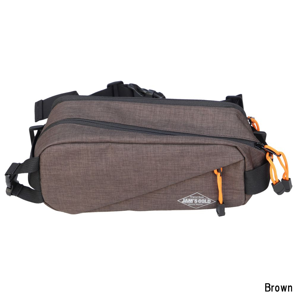 -開關倉庫- 日本 JAMSGOLD JSMOJIN 腰肩包 兩色 黑色 褐色 JGB-965 | 蝦皮購物