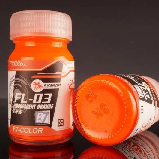 [从人] E7 COLOR FL 系列 螢光色 模型漆 硝基漆 塗料 顏料 | 蝦皮購物