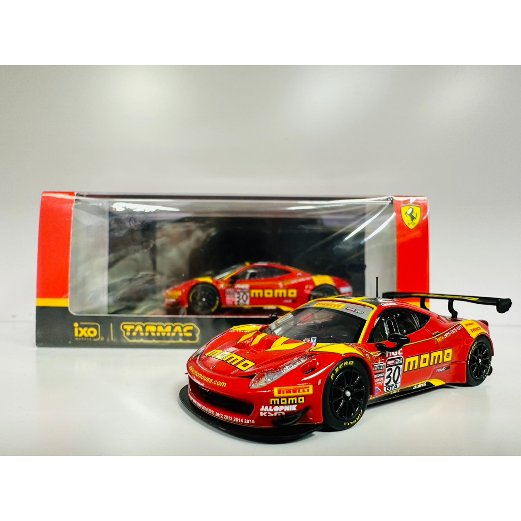 {TZ玩車庫}TM TARMAC-Ferrari 458 Italia GT3 MOMO #30 (最後一台) | 蝦皮購物
