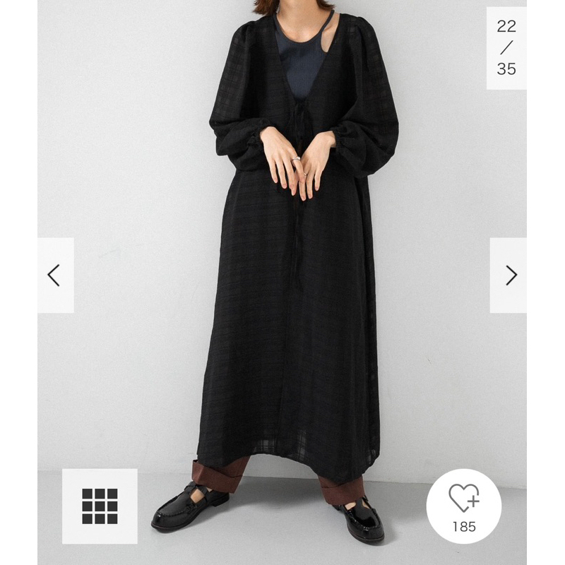 KBF 2WAY透膚格紋綁帶洋裝 | 蝦皮購物