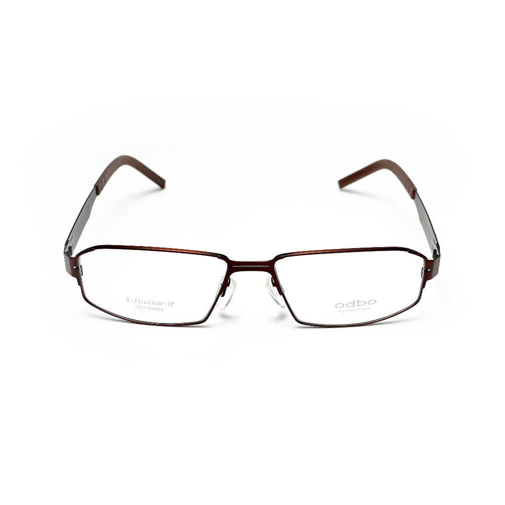 【全新特價】odbo 鈦金屬光學眼鏡鏡框 1767 C54 消光古銅色 輕量化無螺絲設計 | 蝦皮購物