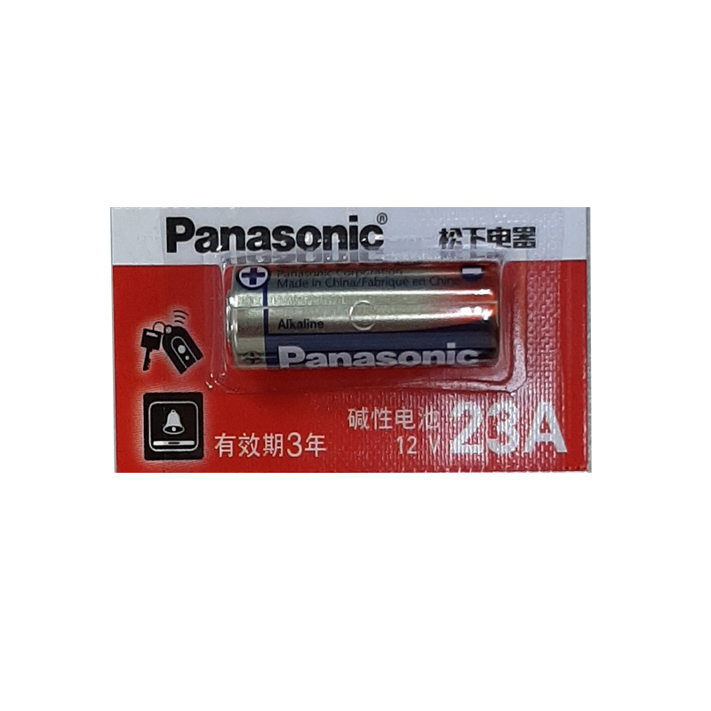Panasonic 國際牌 高效能 23A 鹼性電池 12V 全新卡裝 無汞 適用汽機車鐵捲門之遙控器 1排5顆可零賣 | 蝦皮購物