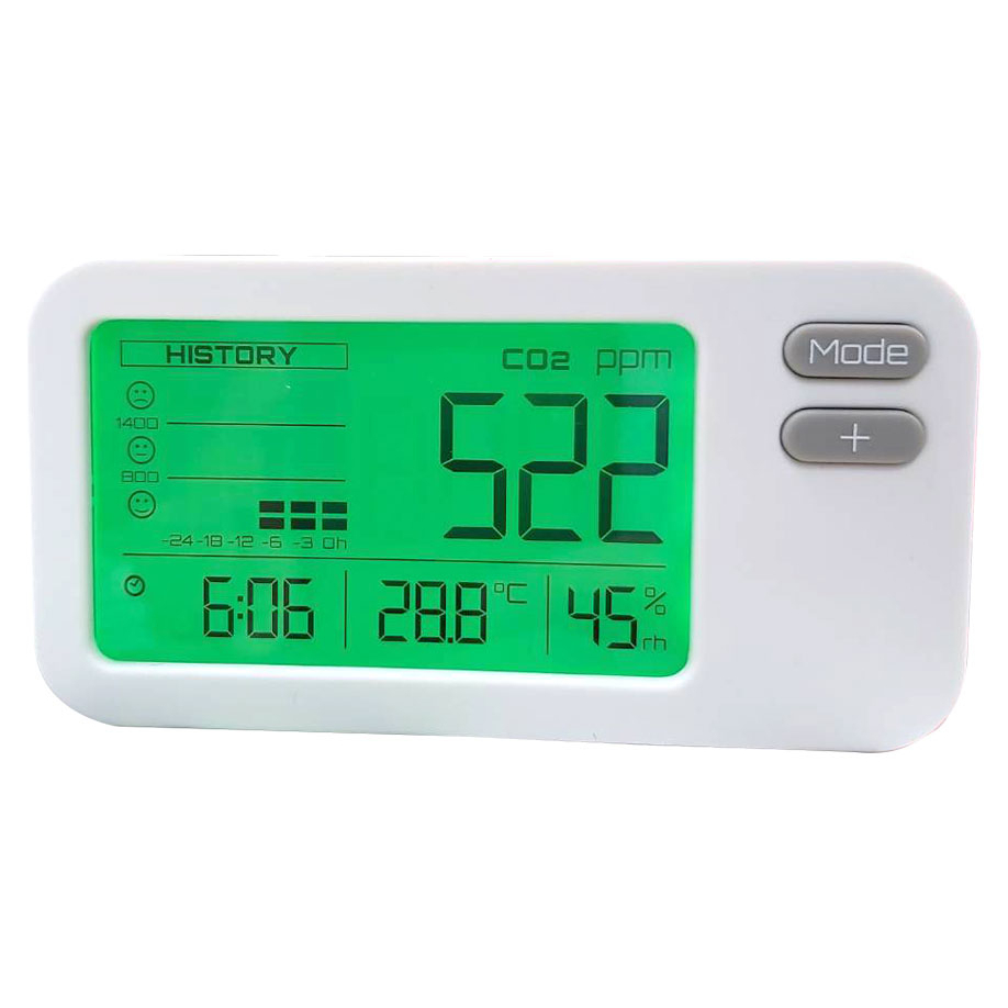CO2偵測器 ZG-007 精準偵測空氣中的CO2濃度/環境溫濕度 | 蝦皮購物