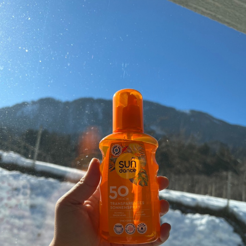 超好用！德國 dm SUNDANCE 防水透明 防曬噴霧 SPF 50 200 ml 毫升 直送 海洋友善 | 蝦皮購物