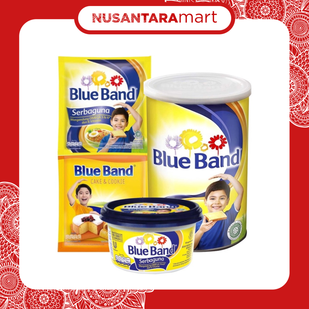 🇮🇩 (印尼店) Blue Band Margarine Serbaguna 人造奶油 1000g/250g/200g | 蝦皮購物