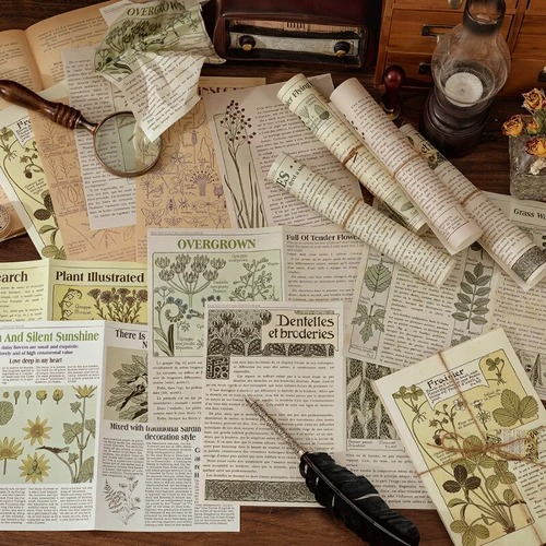 【GOS】DESIGN PAPER 現貨 手帳素材 包裝紙 復古雜誌系列 | 蝦皮購物