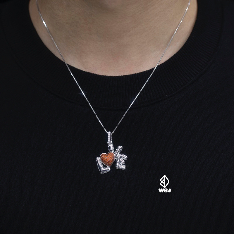 WBJ Love氣球吊墜 925純銀項鍊 飾品 | 蝦皮購物
