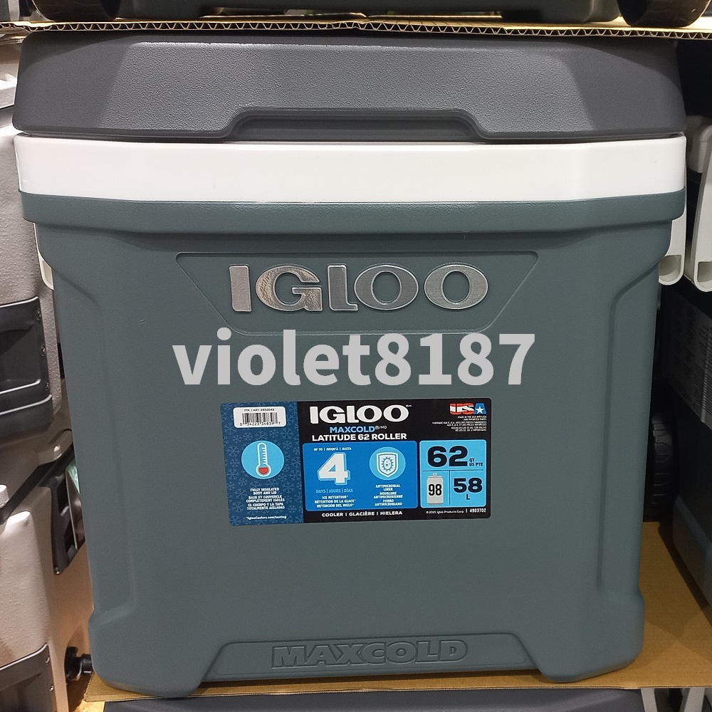 Igloo 美國製58公升／28升／85公升滾輪式冰桶、Igloo 美國製66公升MaxCold 冰桶 保冷箱[限時優惠 | 蝦皮購物