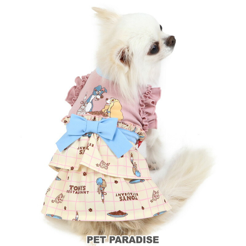 貝果貝果 日本 pet paradise 代理 DISNEY 小姐與流氓雪紡連身裙 [D5053] | 蝦皮購物