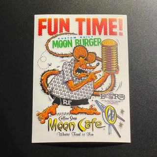 RAT FINK MOONEYES Burger漢堡 貼紙 芬克鼠 美式文化 | 蝦皮購物