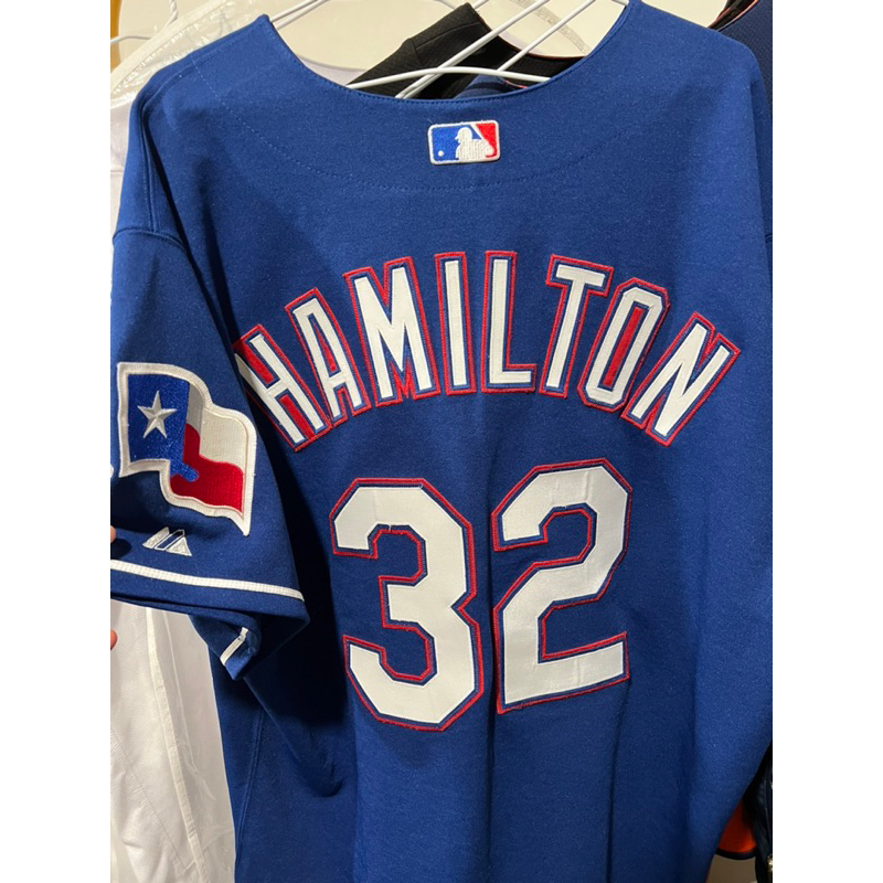 [已絕版]Josh Hamilton 德州遊騎兵隊 球員版球衣 | 蝦皮購物