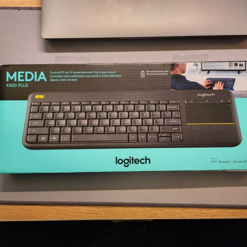 Logitech K400 Plus 美國官網代購 全英文鍵盤 全新正品 現貨 | 蝦皮購物