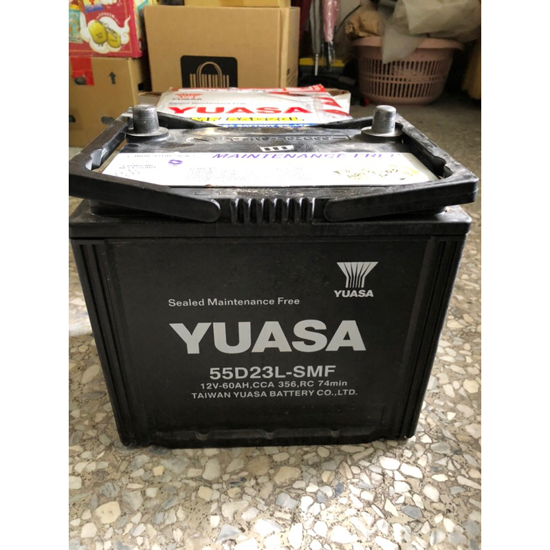 湯淺YUASA 55D23L-SMF汽車電池(含運) | 蝦皮購物