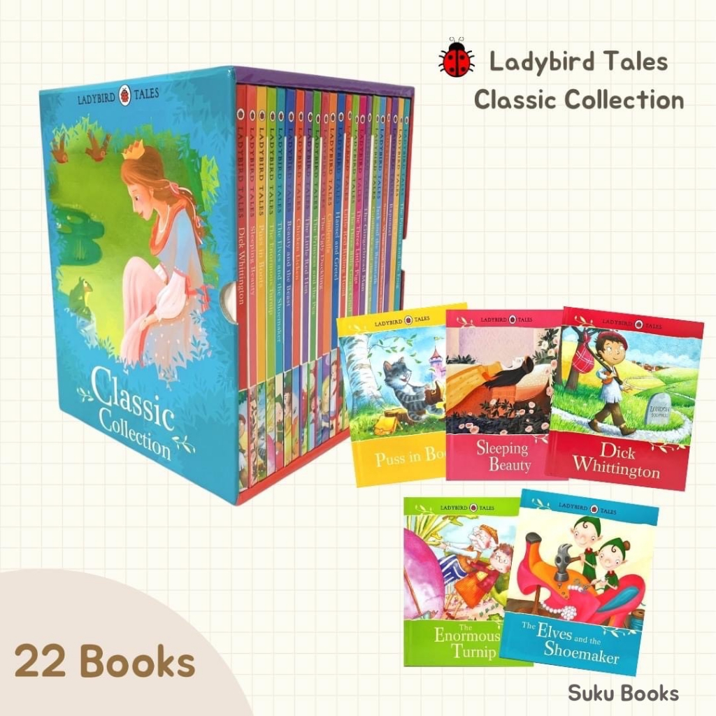 【精裝讀本】Ladybird Tales Classic Collection - 22 Books (-LDYT-) | 蝦皮購物