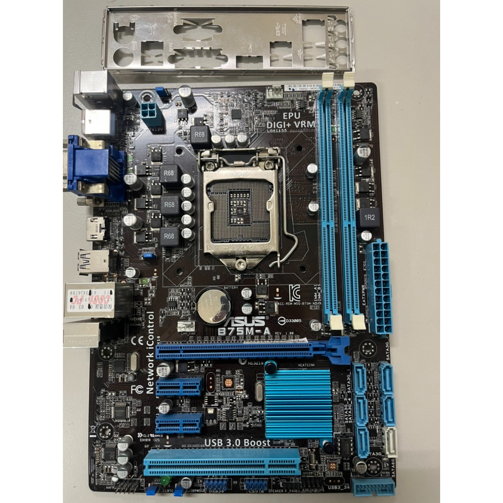 『羅馬資訊』含稅 華碩 B75M-A 1155腳位 含擋板 | 蝦皮購物
