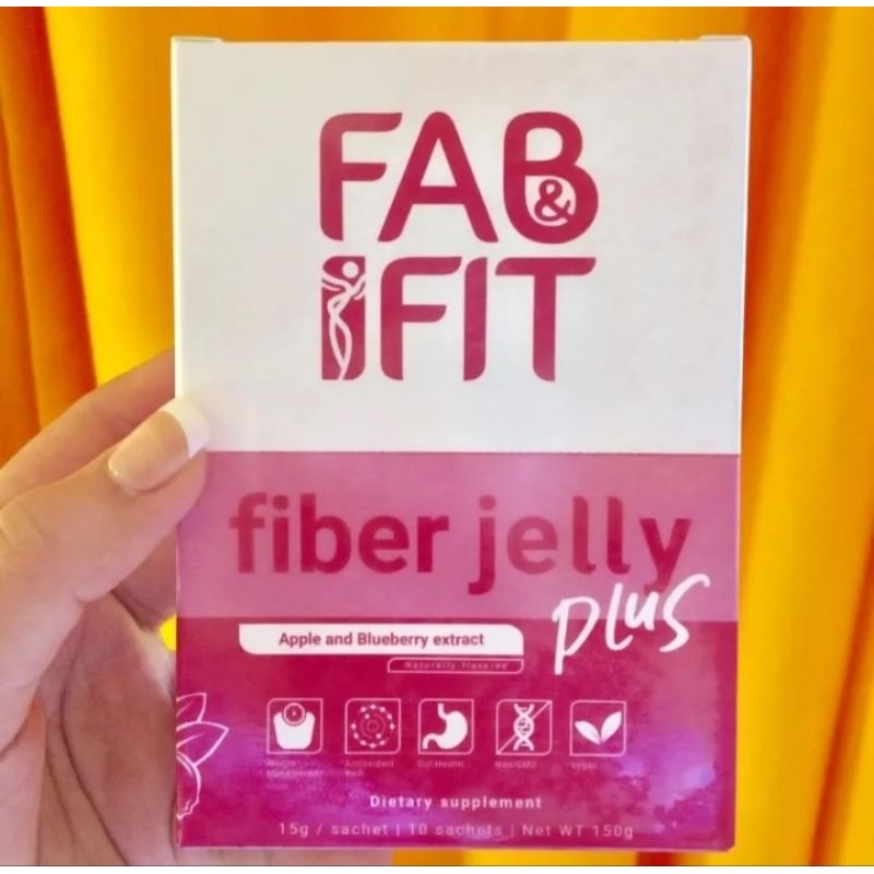 FAB & FIT FIBER JELLY WITH PREBIOTICS per box (10pcs) | 蝦皮購物