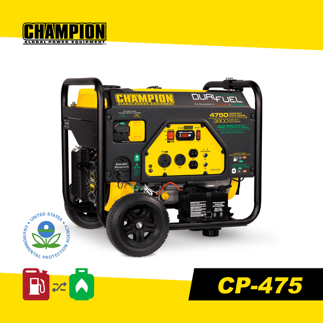 【謙品】現貨免運 CP-475 4750W 定頻雙燃料發電機 (CPE臺灣總代理) | 蝦皮購物