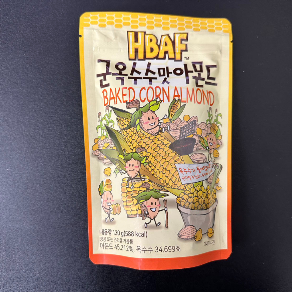 台灣現貨 大包 HBAF 190g 210g 韓國杏仁 大包 中包 40g大隨身包 多種口味! 杏仁果 花生 | 蝦皮購物