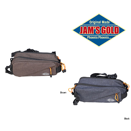 -開關倉庫- 日本 JAMSGOLD JSMOJIN 腰肩包 兩色 黑色 褐色 JGB-965 | 蝦皮購物