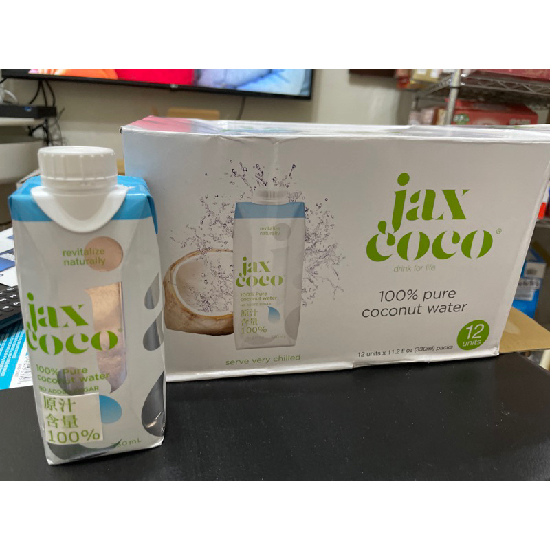 第二賣埸現貨拆賣1瓶（26/2/21）JAX COCO百分之百椰子水330毫升×12（任下1送好市多飲料1） | 蝦皮購物
