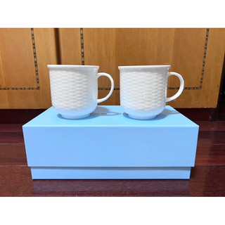 Lexus x Wedgwood Nantucket Basket 英式編織藍馬克杯(兩入)質感生活美學 附提袋 全新 | 蝦皮購物