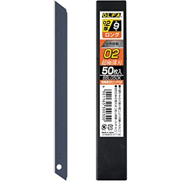 《Hi-Bookstore》OLFA BBLG50K 日本 超長美工刀 185B 專用 超薄黑刃 刀片 超銳利 包膜用 | 蝦皮購物