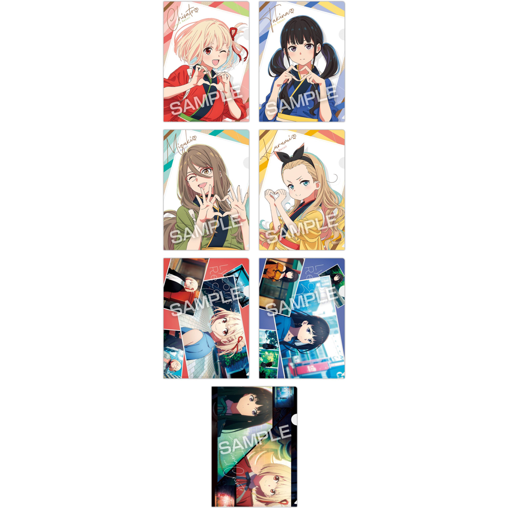 Lycoris Recoil 莉可麗絲 Lawson聯名 A4文件夾 錦木千束 井之上瀧奈 中原瑞希 胡桃 日本直送 | 蝦皮購物