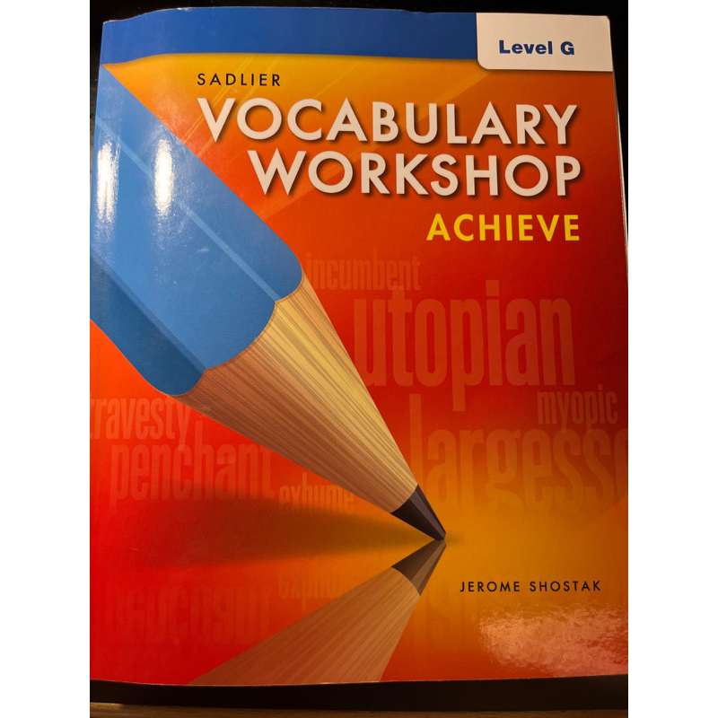 Sadlier Vocabulary Workshop Achieve Level G | 蝦皮購物 Sadlier Vocabulary Workshop Achieve Level G | 蝦皮購物