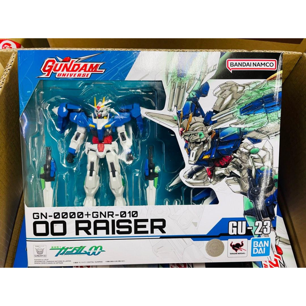 日版 GU-23 全新現貨 萬代 GUNDAM UNIVERSE 00鋼彈 00 RAISER O強化戰機 | 蝦皮購物