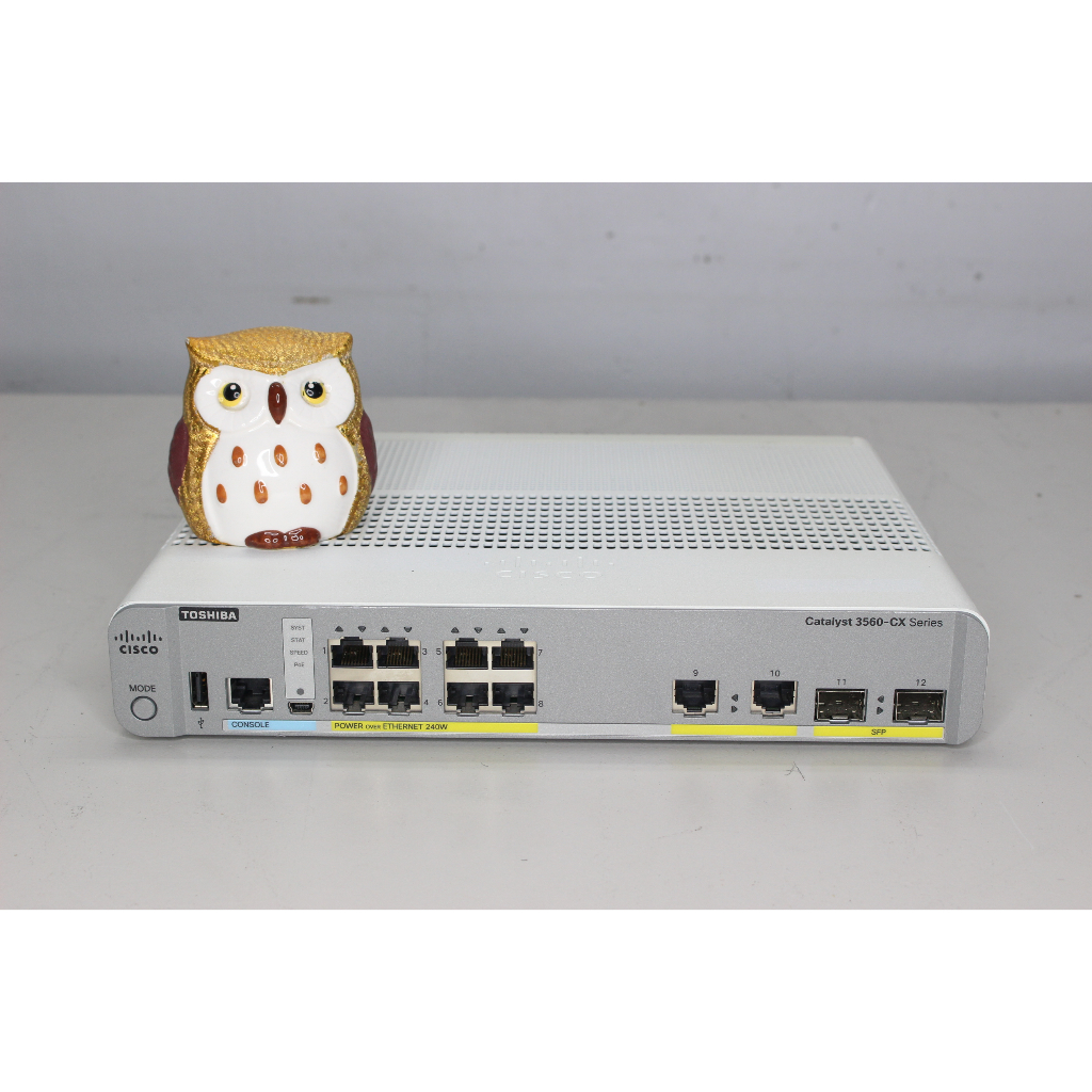 Cisco Ws C3560cx 8pc S 3560 Cx 8 Port Poe Ethernet Switch 蝦皮購物