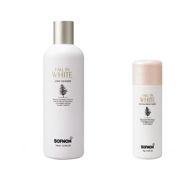 特價出清 正版 Sofnon 詩芙儂 Fall in white 戀戀白酵素淨樂粉 戀戀白洗顏煥膚露 | 蝦皮購物