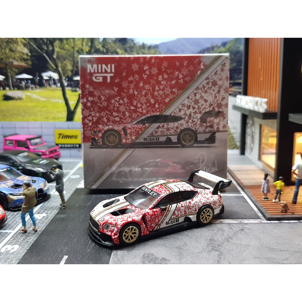 【小車停車場】Mini GT 188 Bentley Continental GT3 聖誕節 聖誕 賓利 | 蝦皮購物