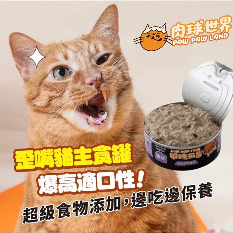 超長效期2026•PAW PAW LAND•肉球世界 呀咪呀咪 歪嘴貓主食罐 貓罐頭 貓罐 三毛吉寵 | 蝦皮購物