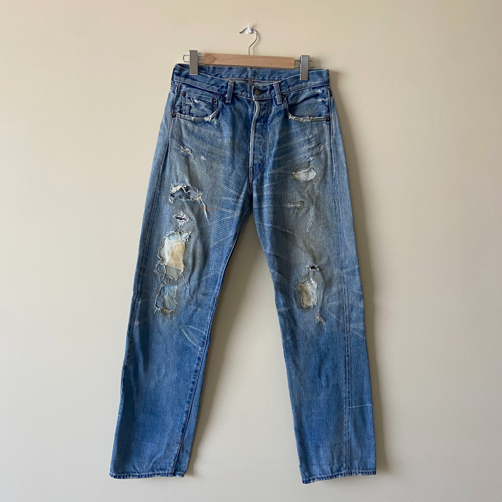[二手] 男 LEVI'S LVC 55501-0045 日本製 W34 L34 :: 藍色 | 蝦皮購物