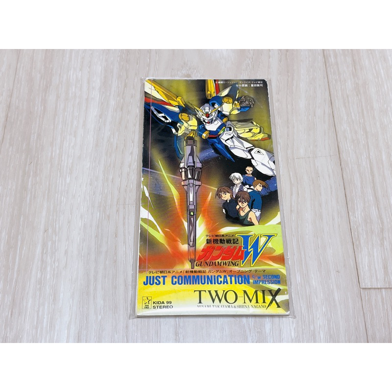 鋼彈W 新機動戰記 主題曲 TWO-MIX - JUST COMMUNICATION日本版 保存完善 現貨 | 蝦皮購物
