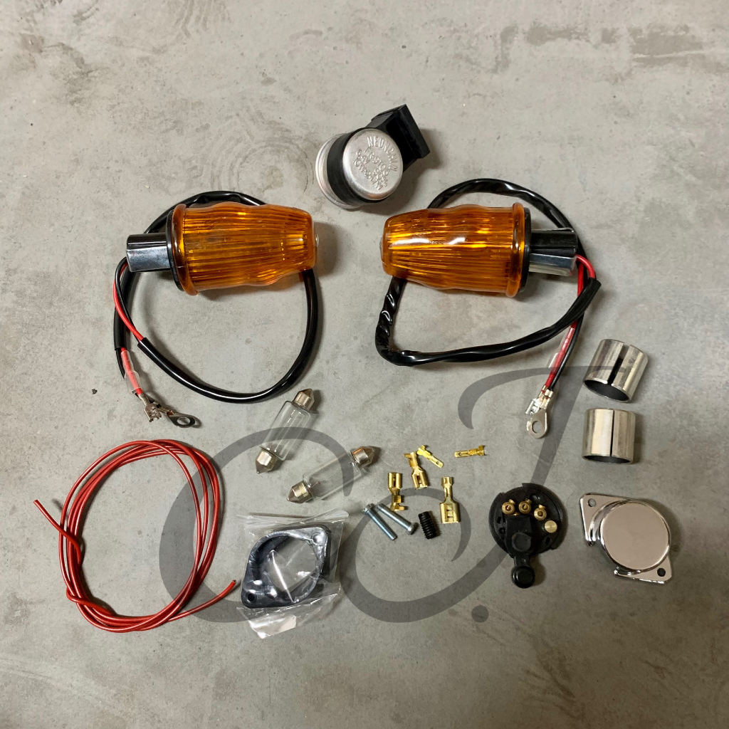 CJ motor SIP 2T 老偉 vespa 偉士牌 手把燈 端子方向燈 6V | 蝦皮購物