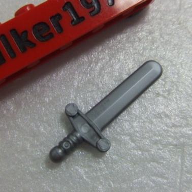 【積木2010】樂高 LEGO 平光銀色 短劍 / 城堡 武器 76764 / Flat Silver 銀色(W-04) | 蝦皮購物