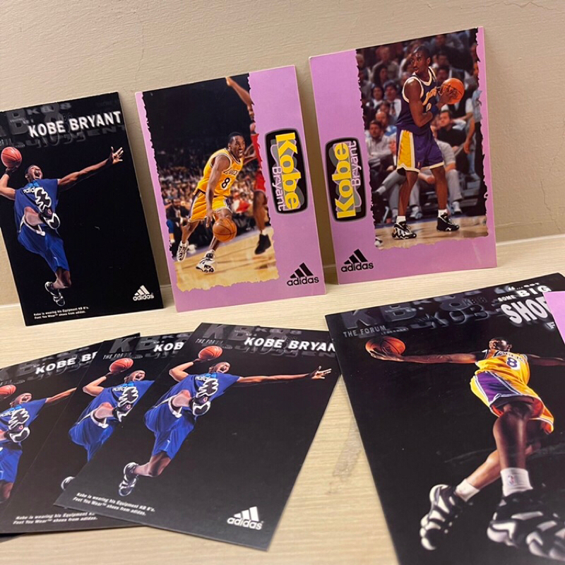 1997 NBA Adidas Kobe Bryant kb8 Crazy 8 all star 個人資料 鞋卡 明信片 | 蝦皮購物