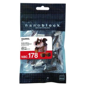雅比玩具 nanoblock 河田積木 松鼠 NBC-178 微型積木 玩具 禮物 積木 世界最小級 | 蝦皮購物