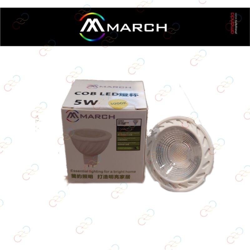 (A Light)附發票 MARCH LED MR16 5W COB 免安杯燈 全電壓 GU5.3 免驅動器/免變壓器 | 蝦皮購物