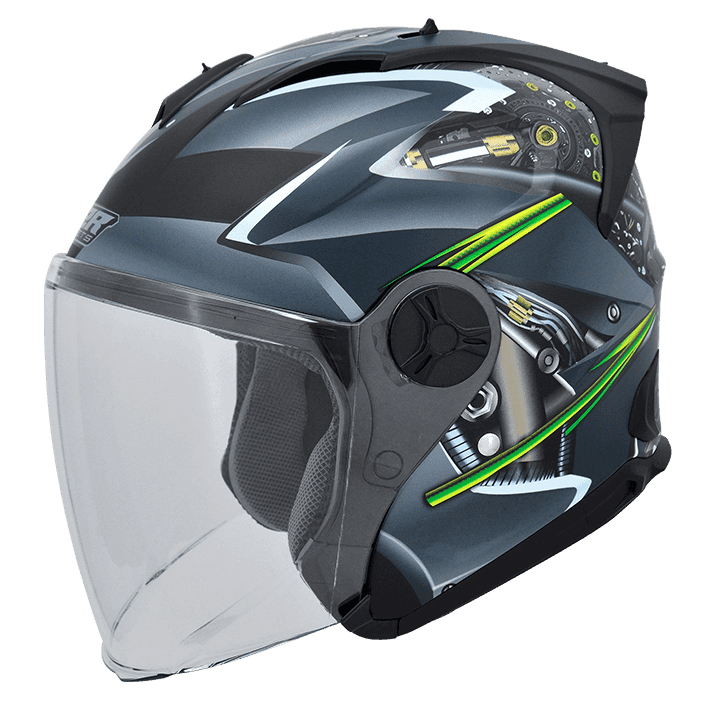 M2R J-X JX 3/4 4分之3 半罩 半罩式 雙鏡片 內墨鏡 安全帽 機車安全帽 頭盔 消光 現貨 【好安全】 | 蝦皮購物