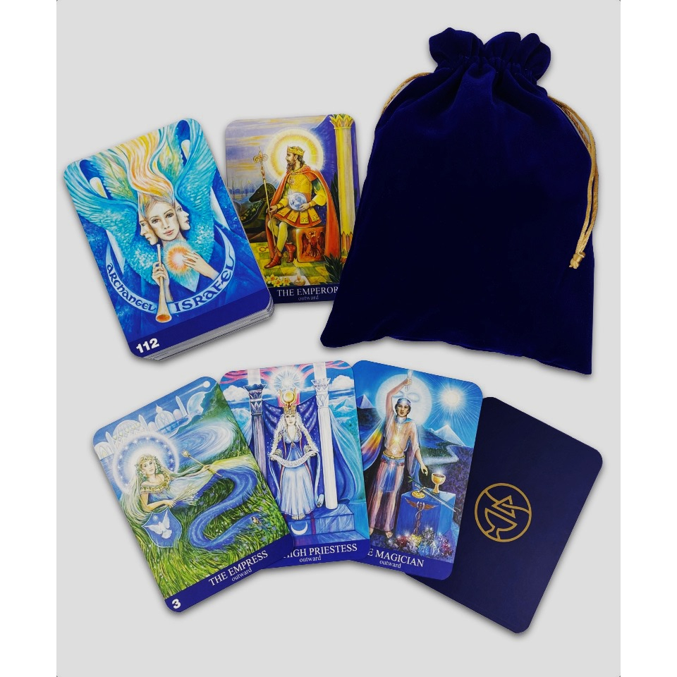 中488【佛化人生】 靈性彩油 現貨 正版 Aura-Soma New Aeon Tarot Deck 靈性彩油塔羅牌組 | 蝦皮購物