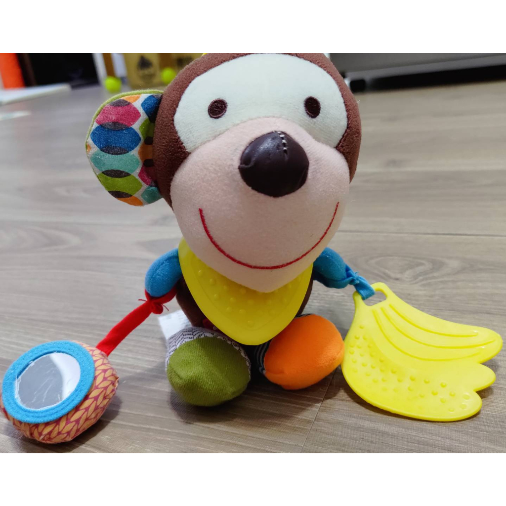 skk baby嬰兒床床掛推車掛件玩具 / 猴子+蝴蝶 (二手 / 9成新 ) | 蝦皮購物