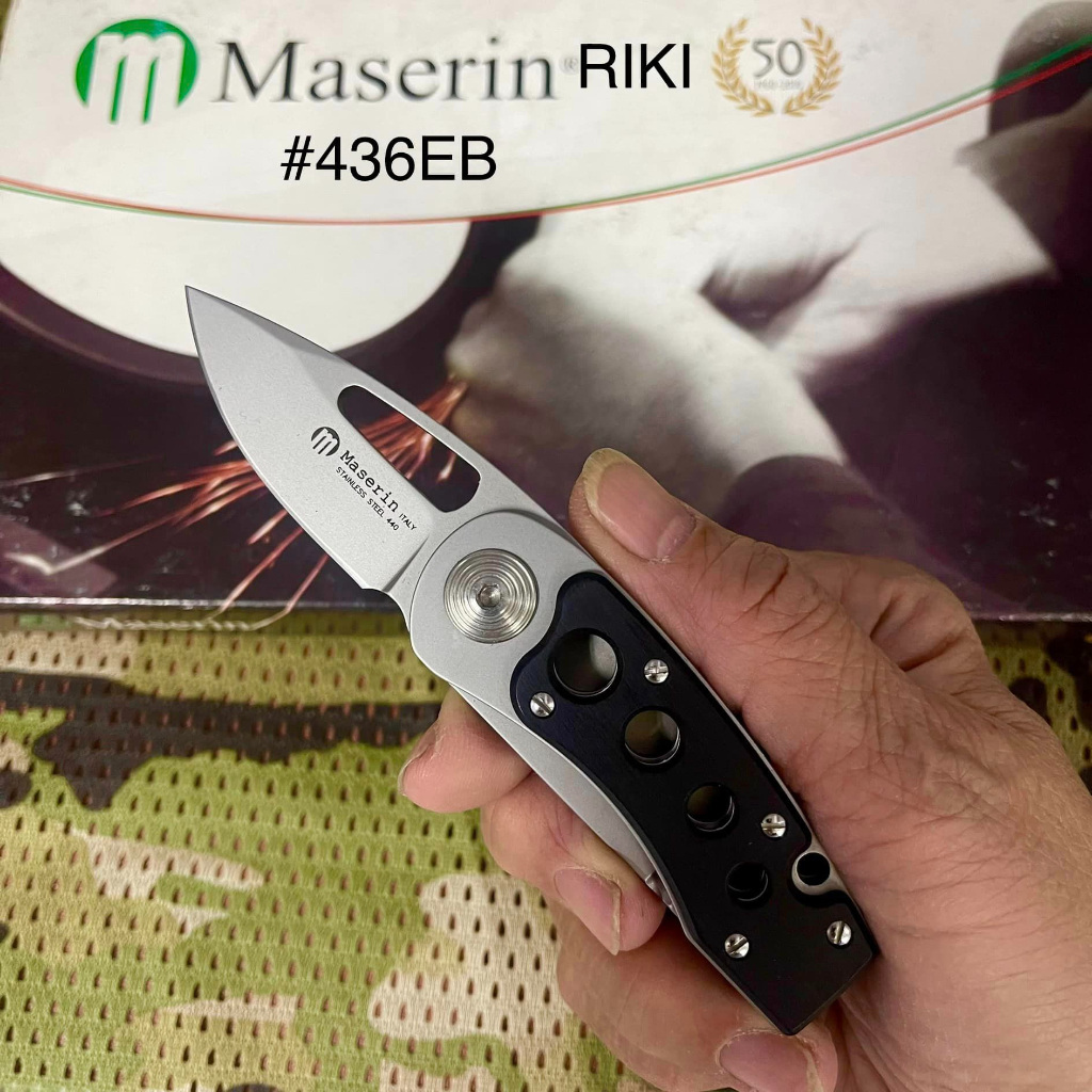 【瑞棋精品名刀】義大利 MASERIN AUR #436/EB 440鋼 烏木柄 $3180 | 蝦皮購物
